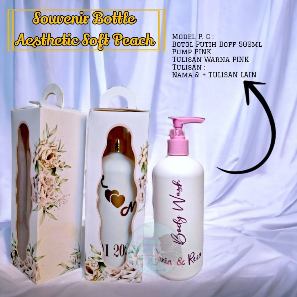 Jual Souvenir Pernikahan Hampers Botol Sabun Cair 500ml Aesthetic BOX ...