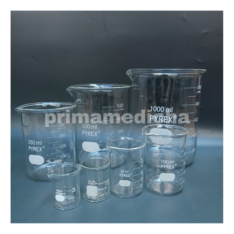 Jual Gelas Kimia PYREX / Beaker Glass | Shopee Indonesia