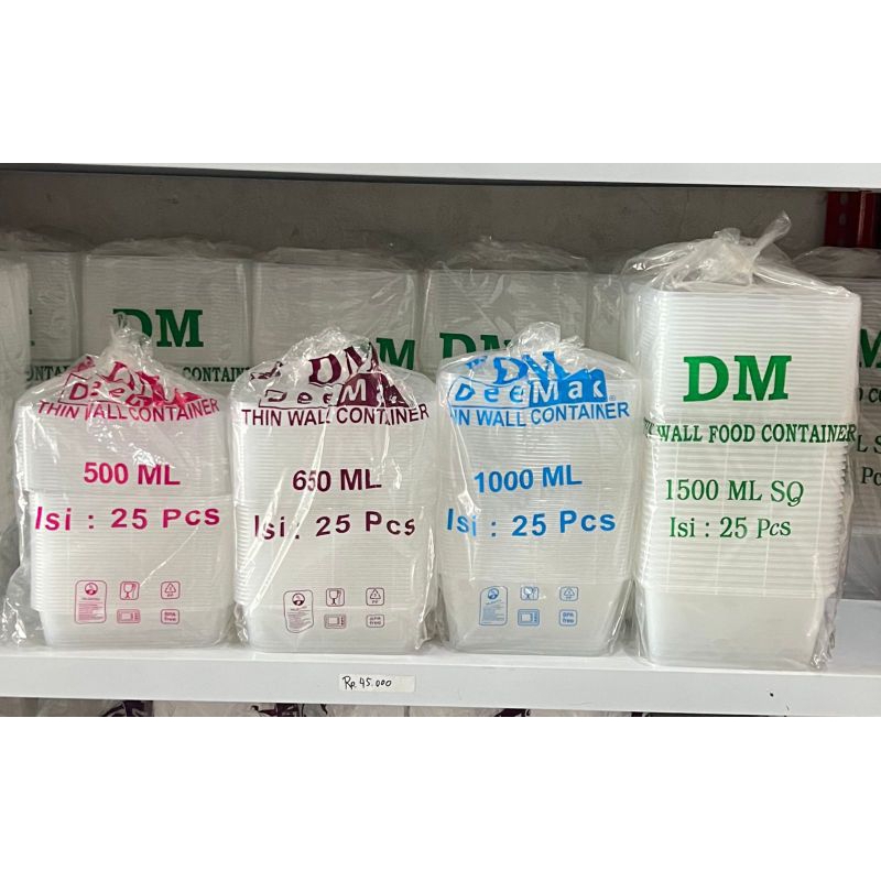 Jual Thinwall DM 500 ml sampai 2.000 ml | Shopee Indonesia