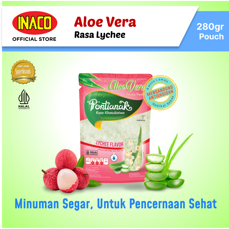 Jual INACO Aloe Vera Pouch 280gr | Shopee Indonesia