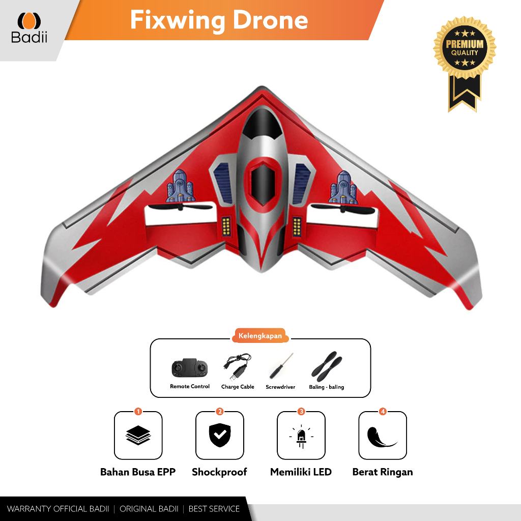 Jual Mainan Pesawat Terbang Fix Wing Remote Control Bomber Siluman 2 ...