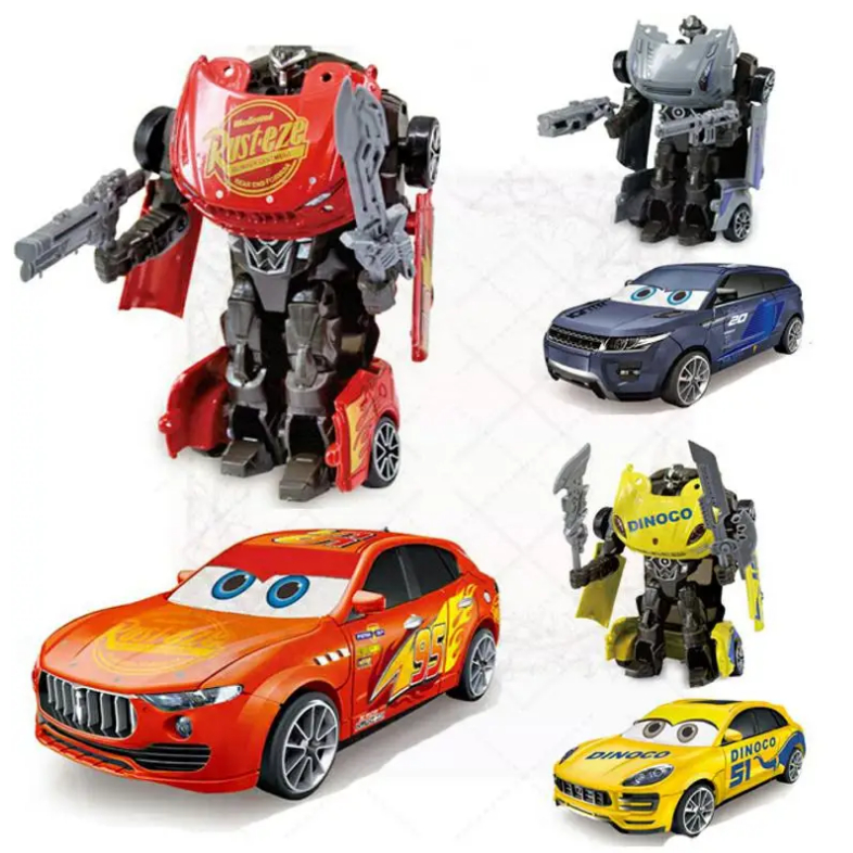 Jual Diecast Mainan Anak MCQUEEN CAR Mobil Besi Mc Queen Jadi Robot ...