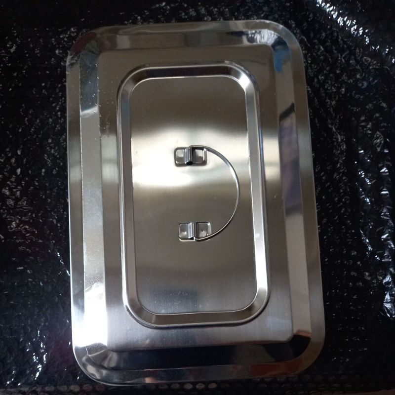 Jual Dental tray dengan tutup stainless steel storage box kotak besar ...