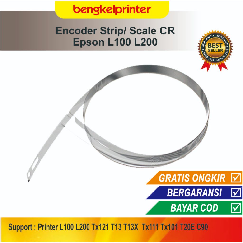 Jual Encoder Strip Scale CR Printer Epson L100 L200 Tx121 T13 | Encoder ...