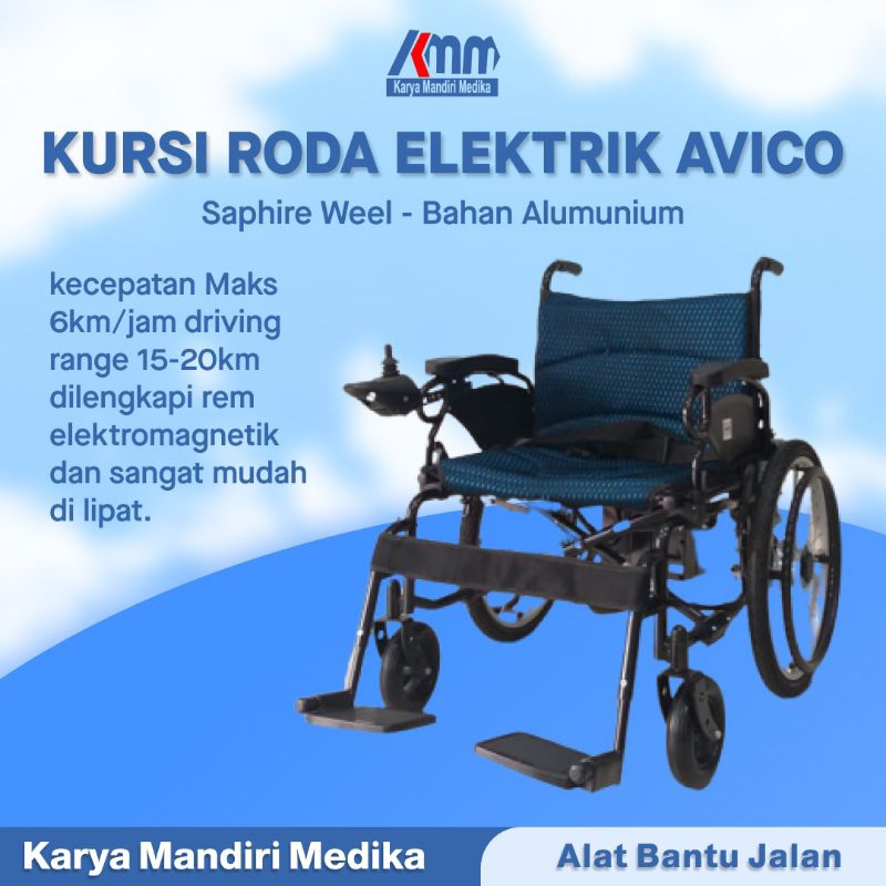 Jual Kursi Roda Elektrik SAPHIRE ( AVICO ) Kursi Roda Listrik Yang ...
