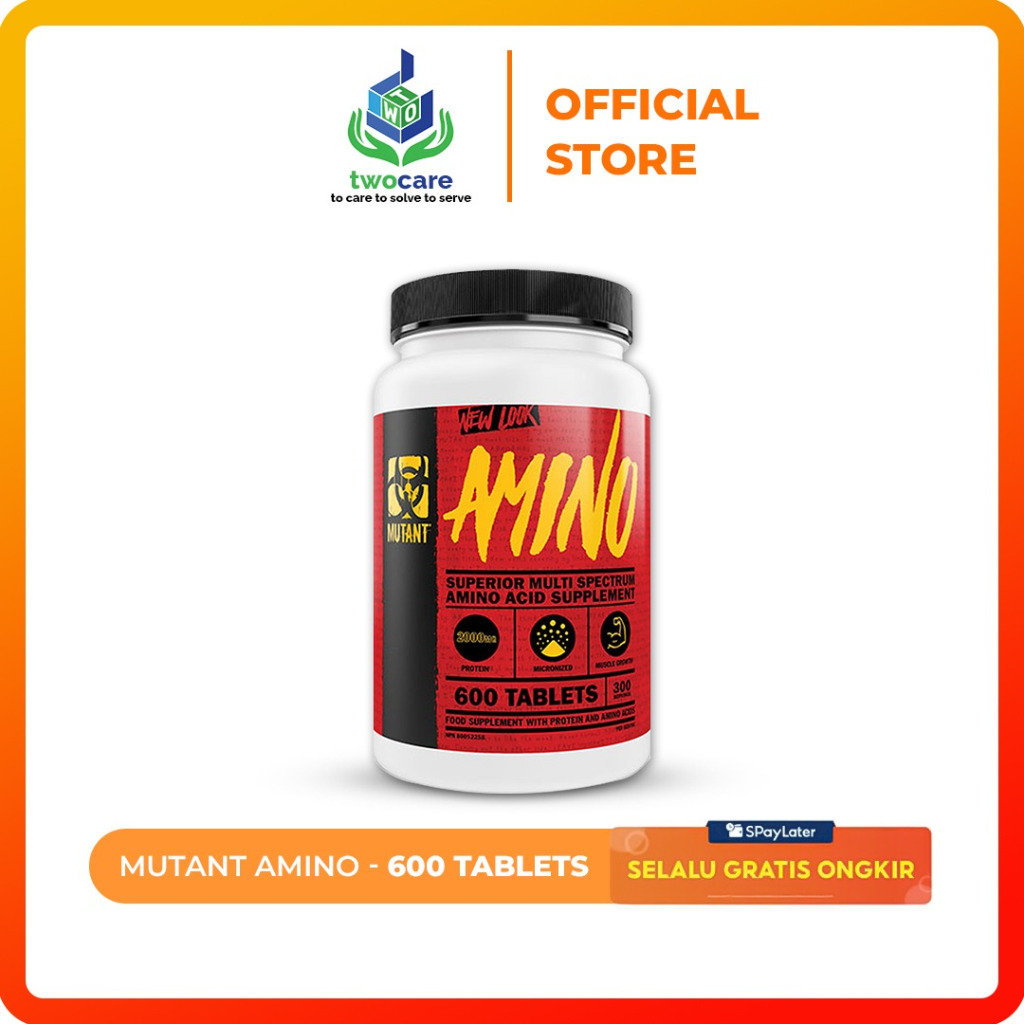 Jual Mutant Amino 600 Tabs 600 Tablet Amino Acid Suplemen Fitness ...