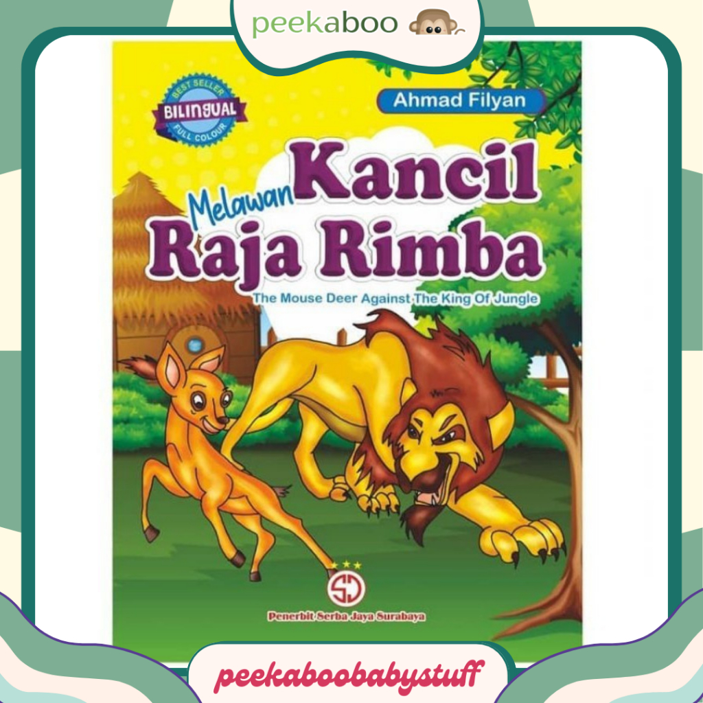 Jual BUKU CERITA ANAK BILINGUAL - TEMA KANCIL MELAWAN RAJA RIMBA ...