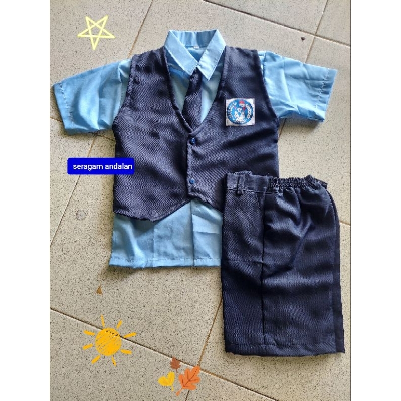 Jual SERAGAM TK BIRU DONGKER (NAVY) PA/PI | Shopee Indonesia