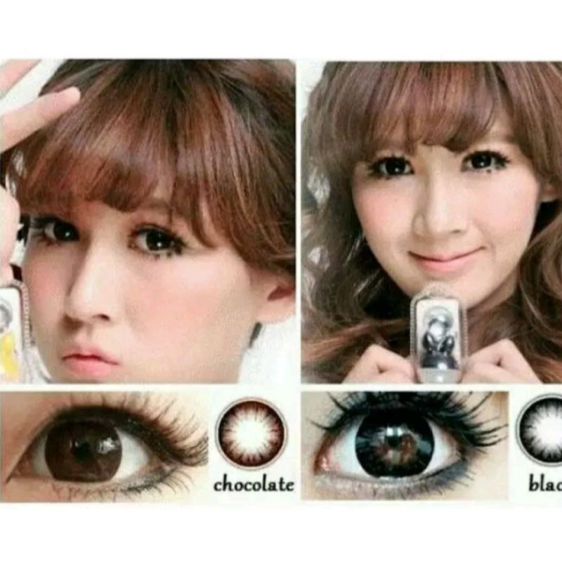 Jual Softlens Normal dan Minus Tinggi Barbie Pure big eyes 15,8 mm ...