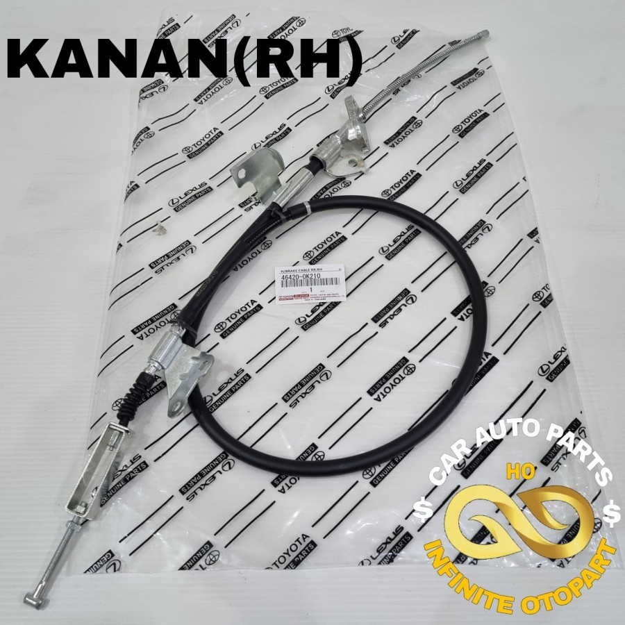 Jual CABLE KABEL REM TANGAN BELAKANG KANAN RH HILUX REVO 46420-0K210 ...