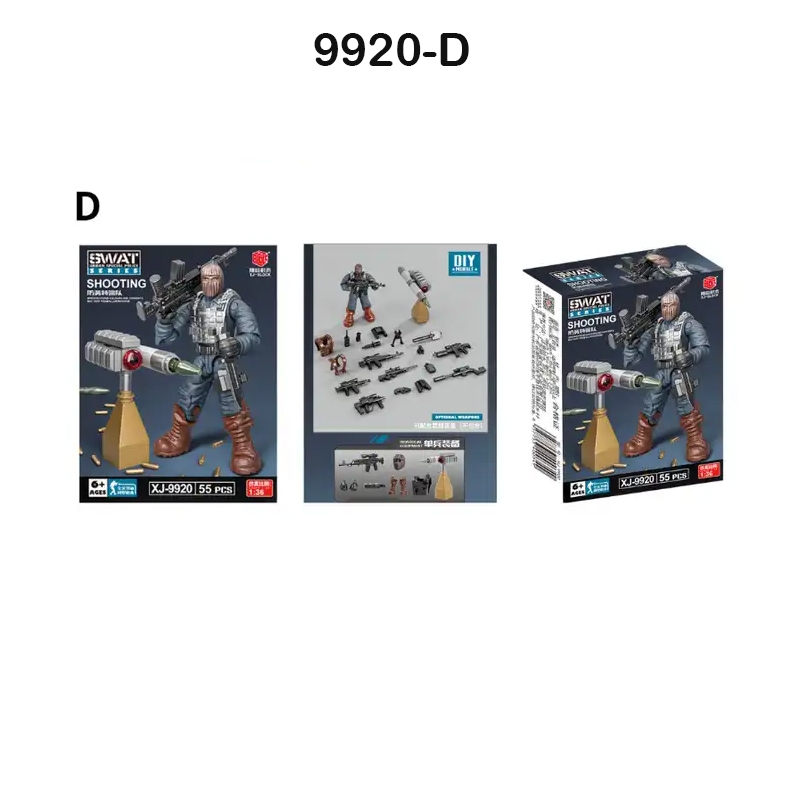 Jual Mainan tentara perang miniatur police set mini figure tenatar WW2 ...