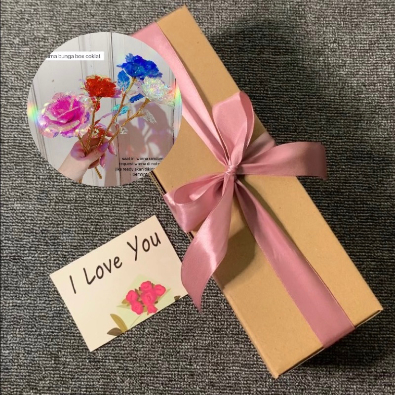Jual Gift box bunga mawar - bunga mawar dekorasi - kado pacar kado unik ...