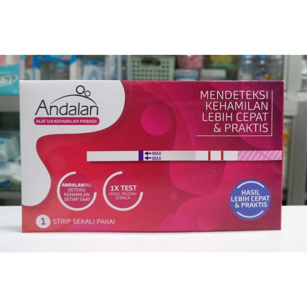 Jual [𝐏𝐑𝐈𝐕𝐀𝐒𝐈 𝐀𝐌𝐀𝐍] Andalan Test Pack 𝟏 𝐒𝐓𝐑𝐈𝐏 - Alat Tes Kehamilan ...