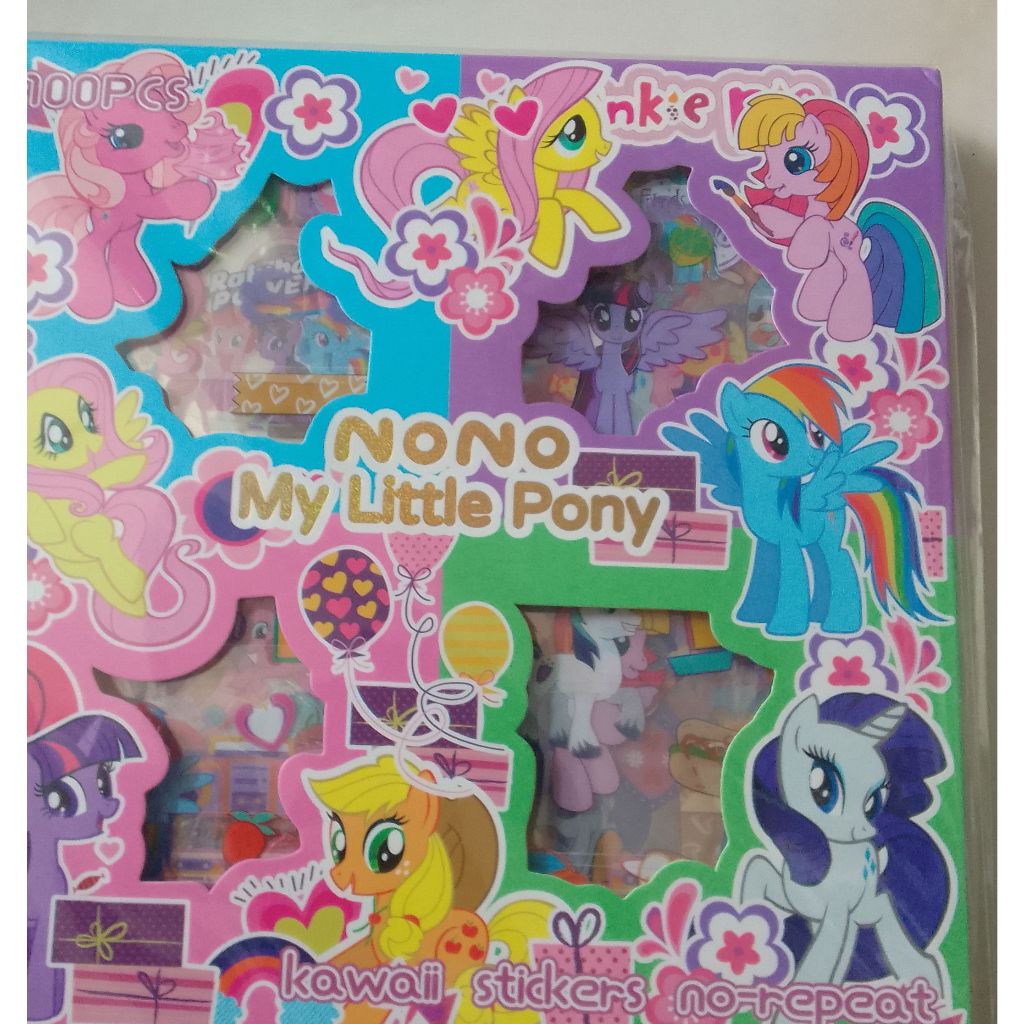 Jual Stiker tempel lucu per lembar tema mixue girl pororo superhero ...