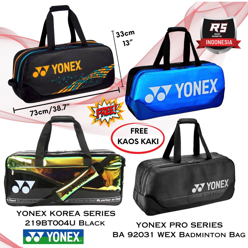 Jual Tas Yonex Pro Tour Black Edition Premium / Tas Badminton Yonex ...