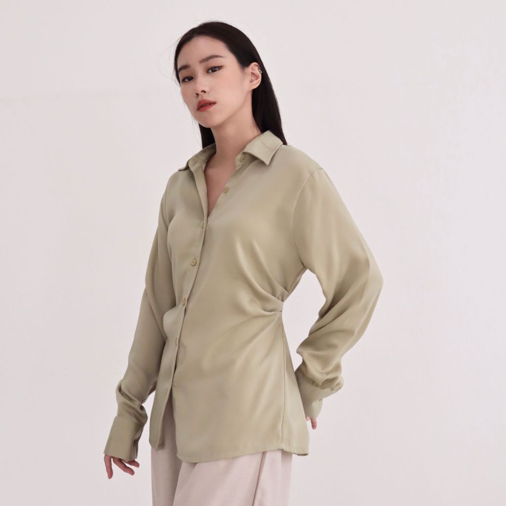 Jual MSMO Callie Blouse / Atasan Blouse Wanita / Blouse Longsleeve ...