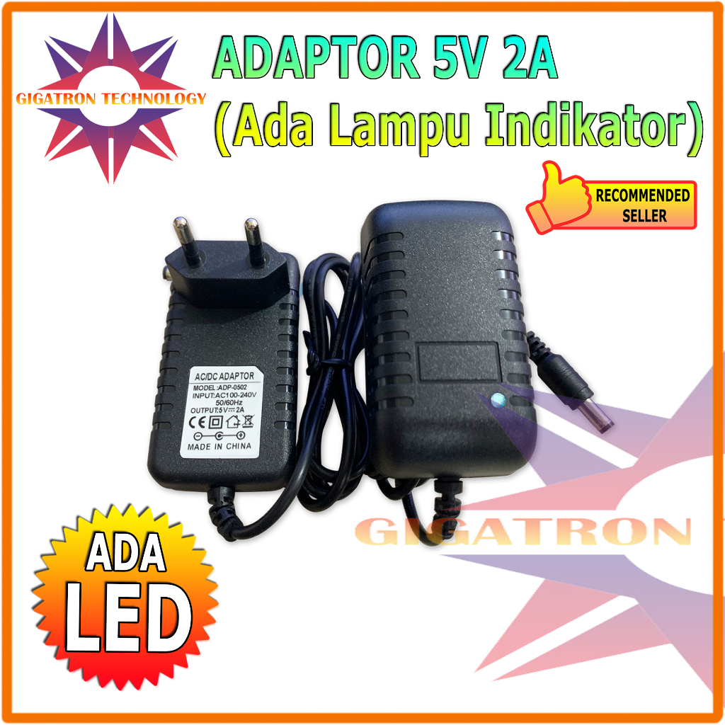 Jual Adaptor DC 5V 2A Murni Switching Adapter Power Supply HTB ...