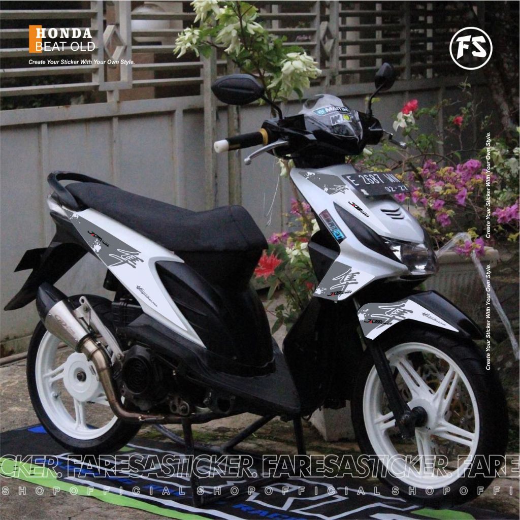 Jual H3 Striping HONDA BEAT KARBU | BEAT OLD, BEAT LAMA Sticker Variasi ...