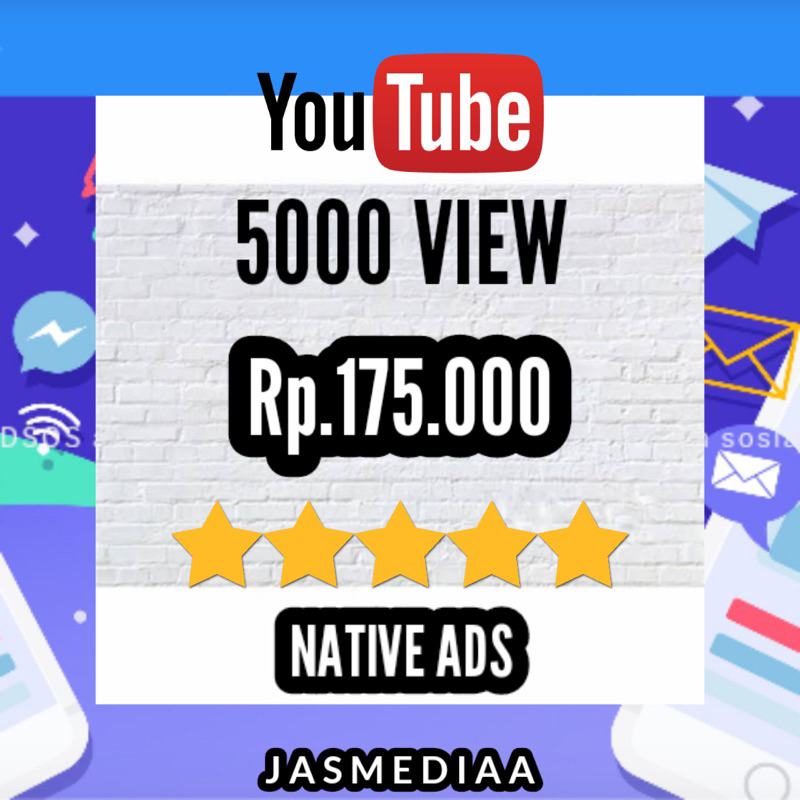 Jual Views YouTube Native Ads Penonton Dari Iklan Murah | Shopee Indonesia