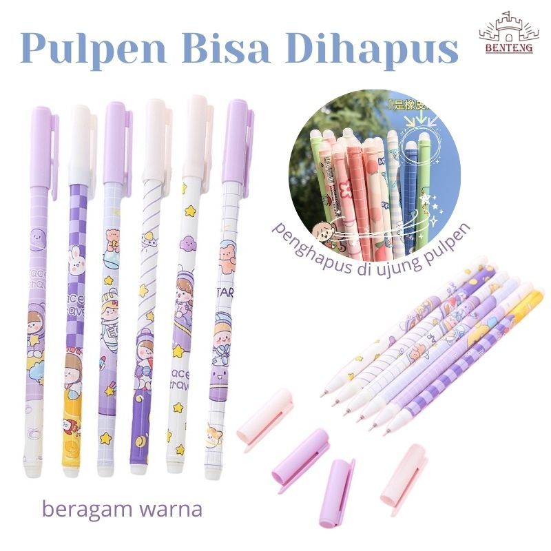 Jual Ppp08 Pulpen Bisa Dihapus Bolpoin Gel Erasable Pen Pena Yang