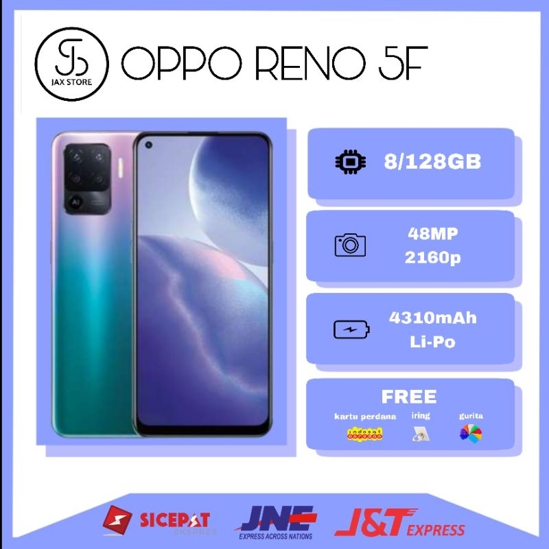 Jual OPPO RENO 5F [8/128GB, GARANSI RESMI] | Shopee Indonesia