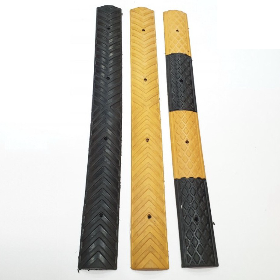 Jual Ready SPEED HUMP 10CM KARET rubber speed bump marka kejut hitam ...