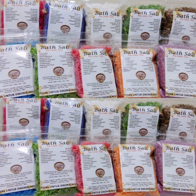 Jual Bath Salt Garam Mandi Kaki Spa 100gr Aromaterapi Foot Organic ...
