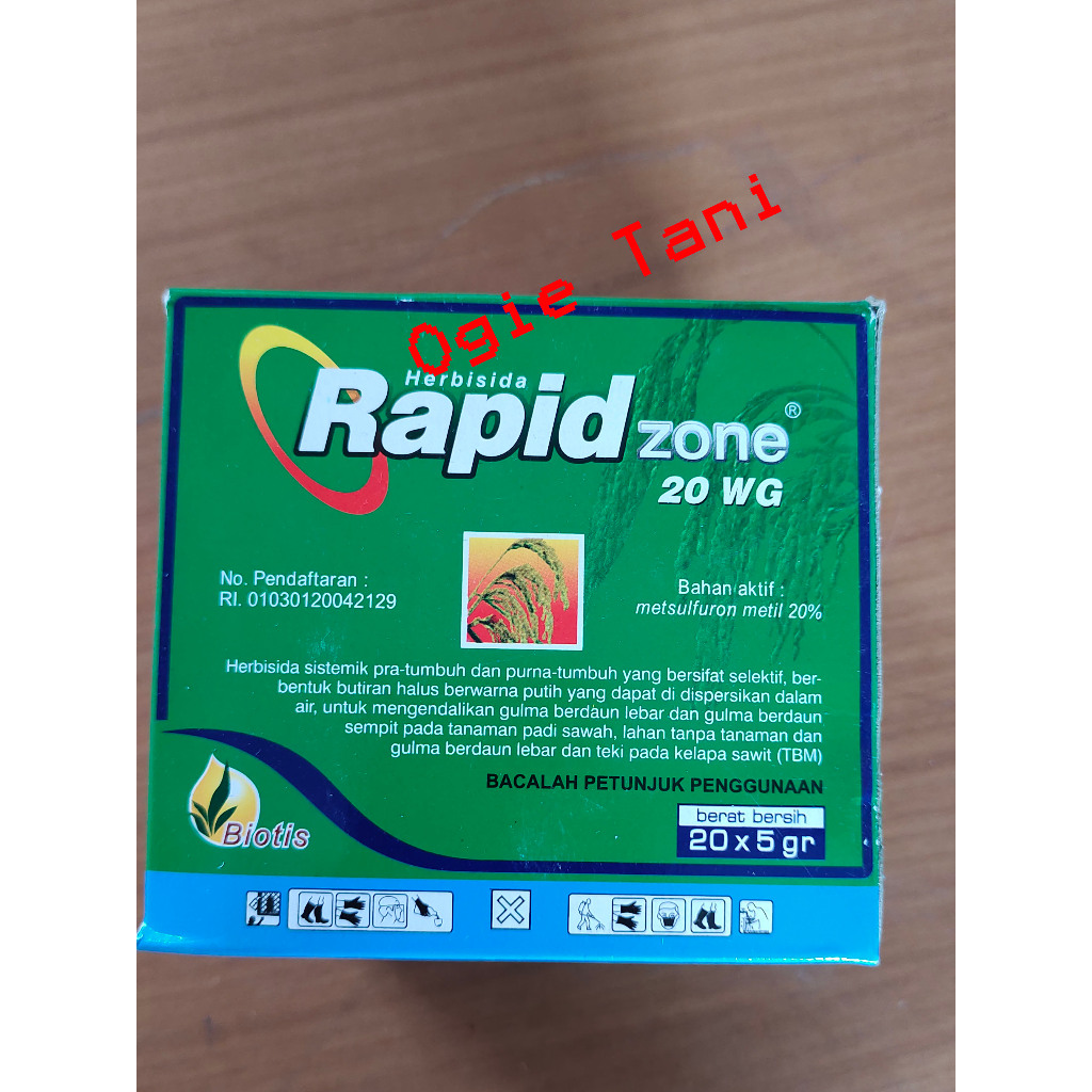 Jual Herbisida Rapidzone 20WG, Herbisida Sistemik Pra Tumbuh dan Purna ...