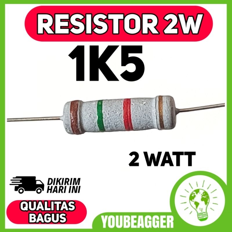 Jual Resistor 1k5 2W | Shopee Indonesia
