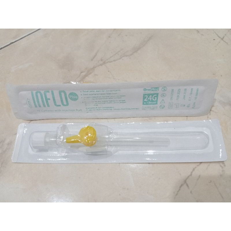 Jual Jarum Infus Inflo IV Catheter Plus Abbocath Abocath 18G 20G 22G ...