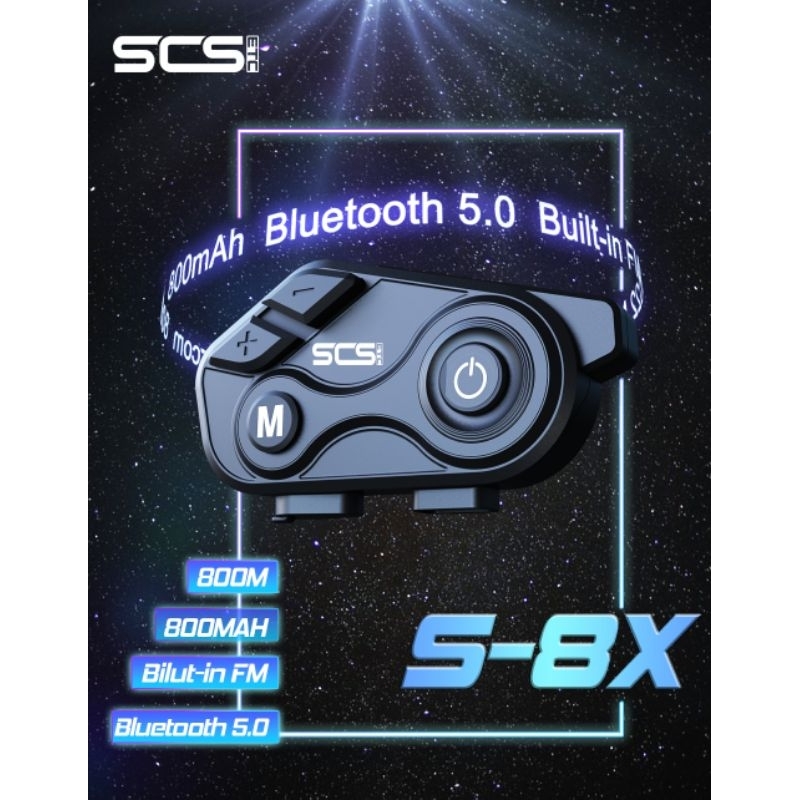 Jual Intercom Helm Scs S8X | Shopee Indonesia