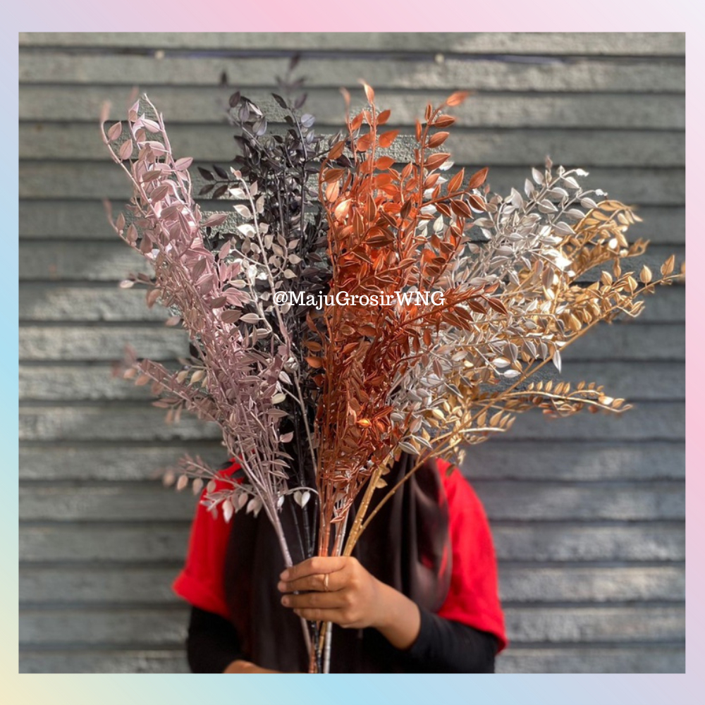 Jual DAUN PALSU NANDINA LEAF 5 BRANCH 93CM ARTIFICIAL TANAMAN PAKU HIAS ...