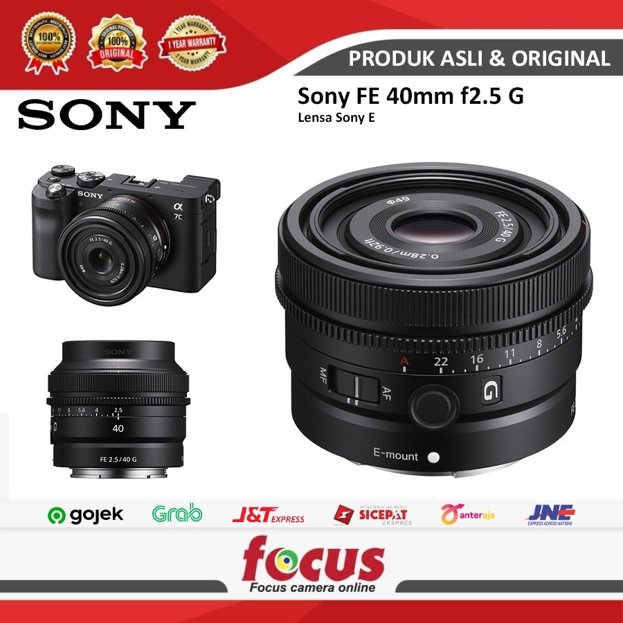 Jual Lensa Sony FE 40mm f/2.5 G Lens - Garansi Resmi Sony Indonesia ...
