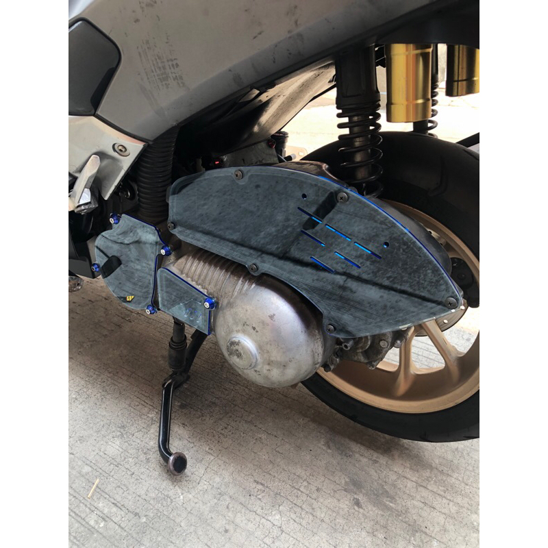 Jual PAKET COVER CVT CVR FILTER UDARA NMAX AEROX LEXI BAHAN AKRILIK ...