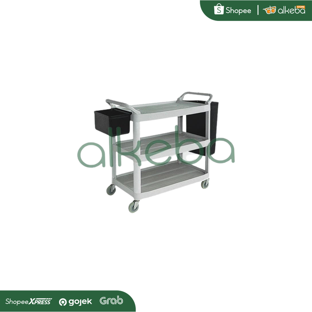 Jual Troli Dorong 3 Step / Trolley With Bucket Hotel Rumah Sakit ...