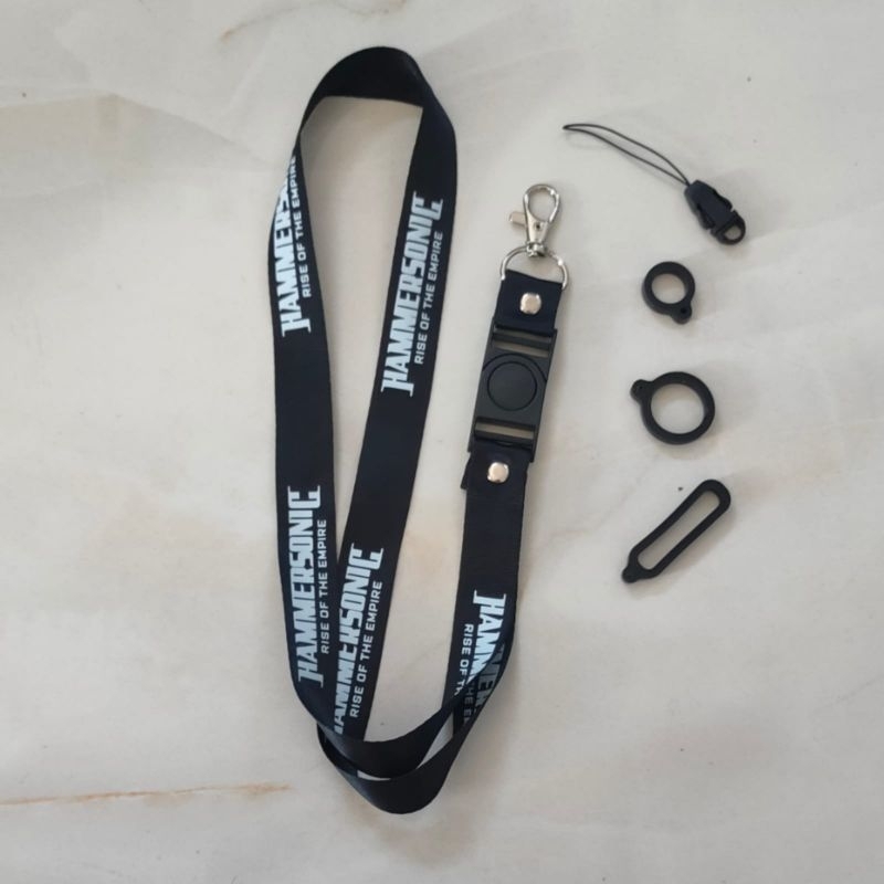 Jual TALI LANYARD HAMMERSONIC distro band metal Premium / gantungan ...