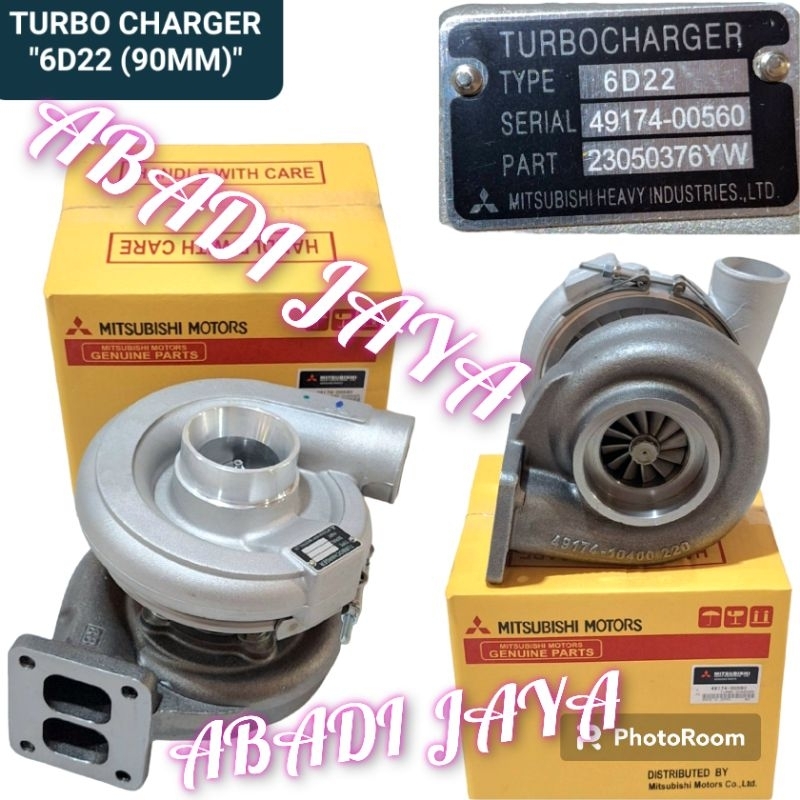 Jual TURBO CHARGER MITSUBISHI FUSO 6D22 6D24 90MM ORIGINAL | Shopee ...