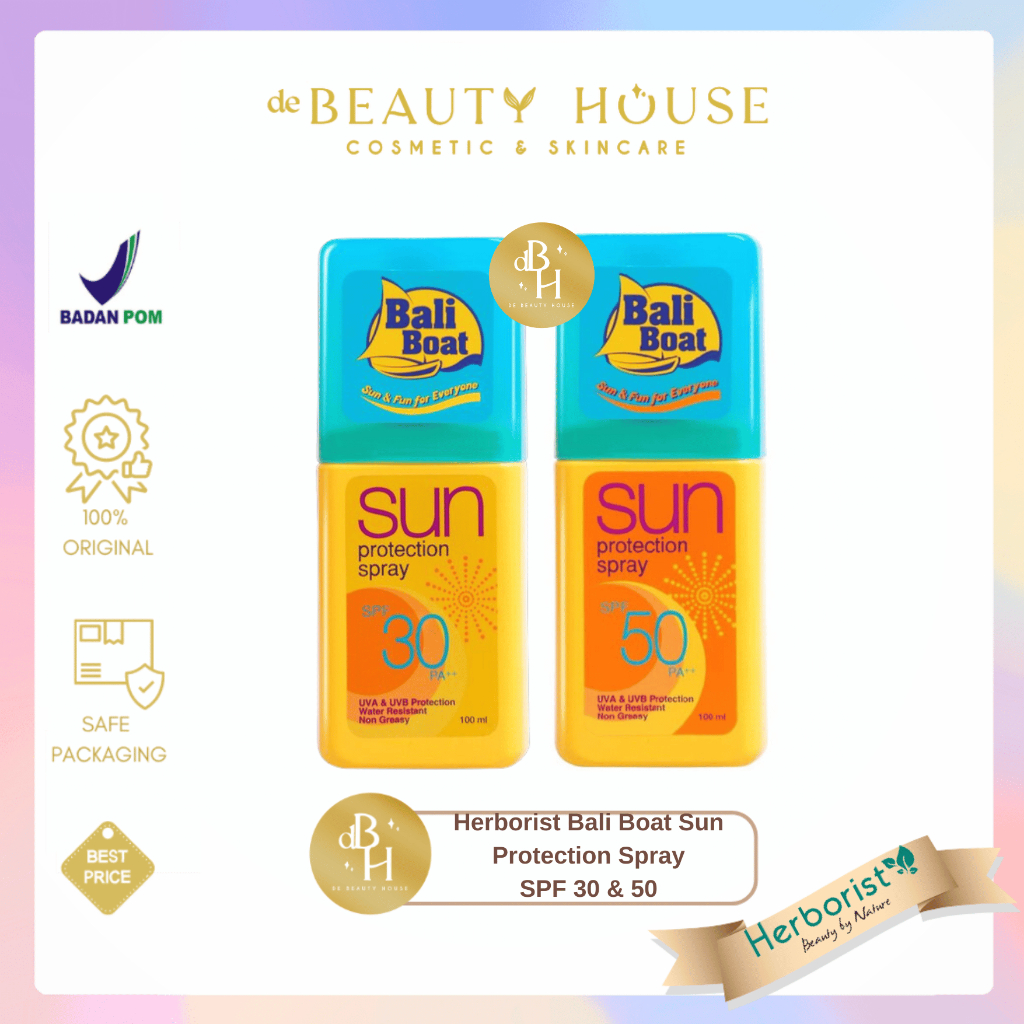 Jual Herborist Bali Boat Sun Protection Spray SPF 50PA++ 100ml | Shopee ...