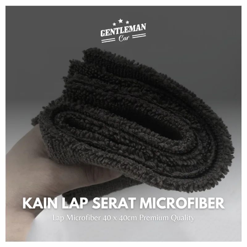 Jual Kain Lap Serat Gentleman Microfiber 40x40cm, 330GSM Premium ...