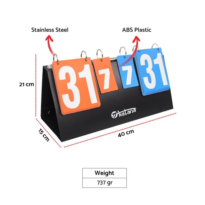 Jual Papan Skor KATANA SCORE BOARD Badminton Voli Tennis Meja Ping Pong ...