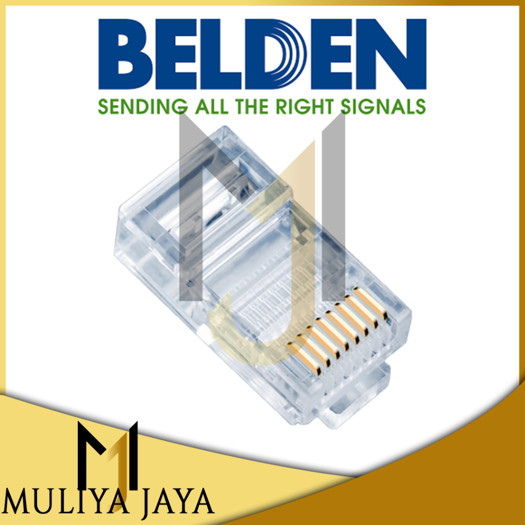Jual RJ45 Connector Cat 5 BELDEN ORIGINAL | Shopee Indonesia