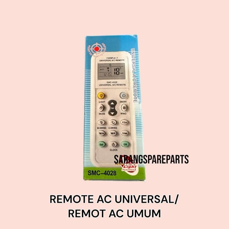 Jual Remote AC Multi / Remot AC Universal semua merk bisa / Remot ac ...