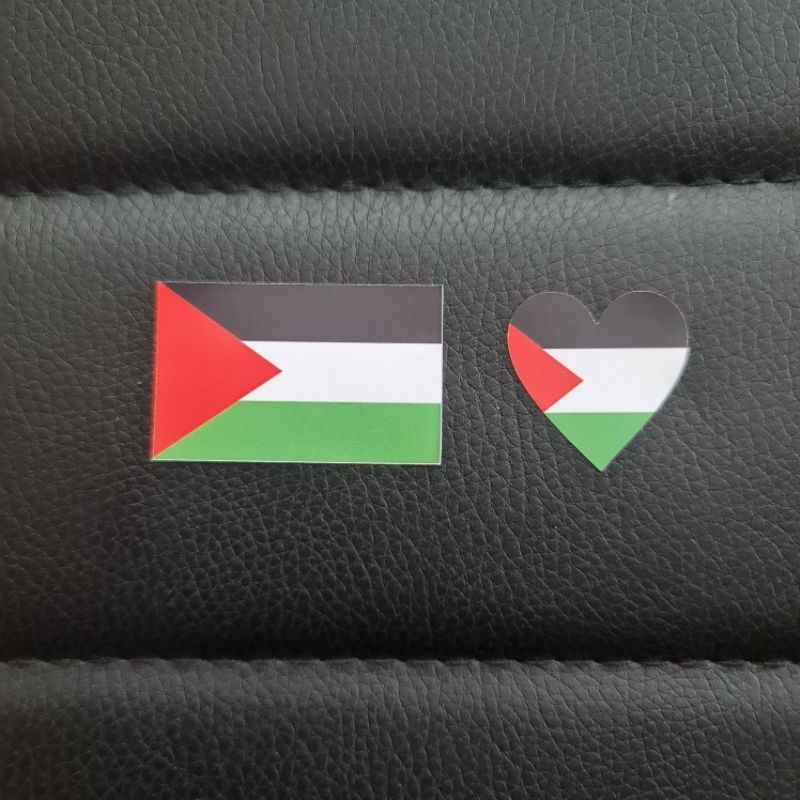 Jual Paket Stiker Pipi Bendera Palestine 10 PCS/ Sticker Pipi Bendera ...