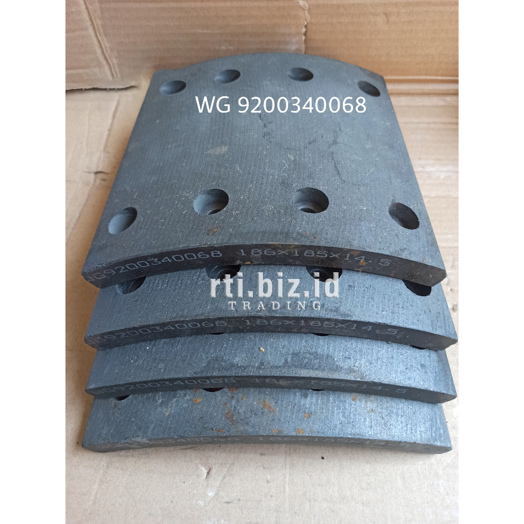 Jual WG9200340068 Brake Lining Rear (Howo/Sino) | Shopee Indonesia