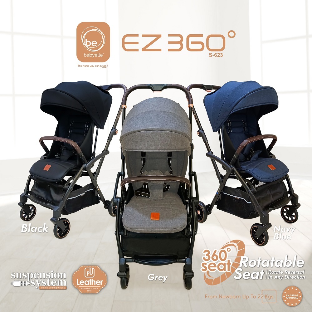 Jual Babyelle EZ 360 S623 Stroller travel reversible bisa hadap ibu ...