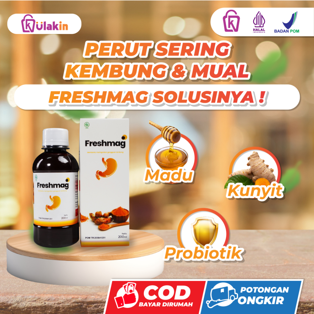 Jual Madu Freshmag Original herbal untuk asam lambung, maag, gerd dan masalah pencernaan Kulakin ...