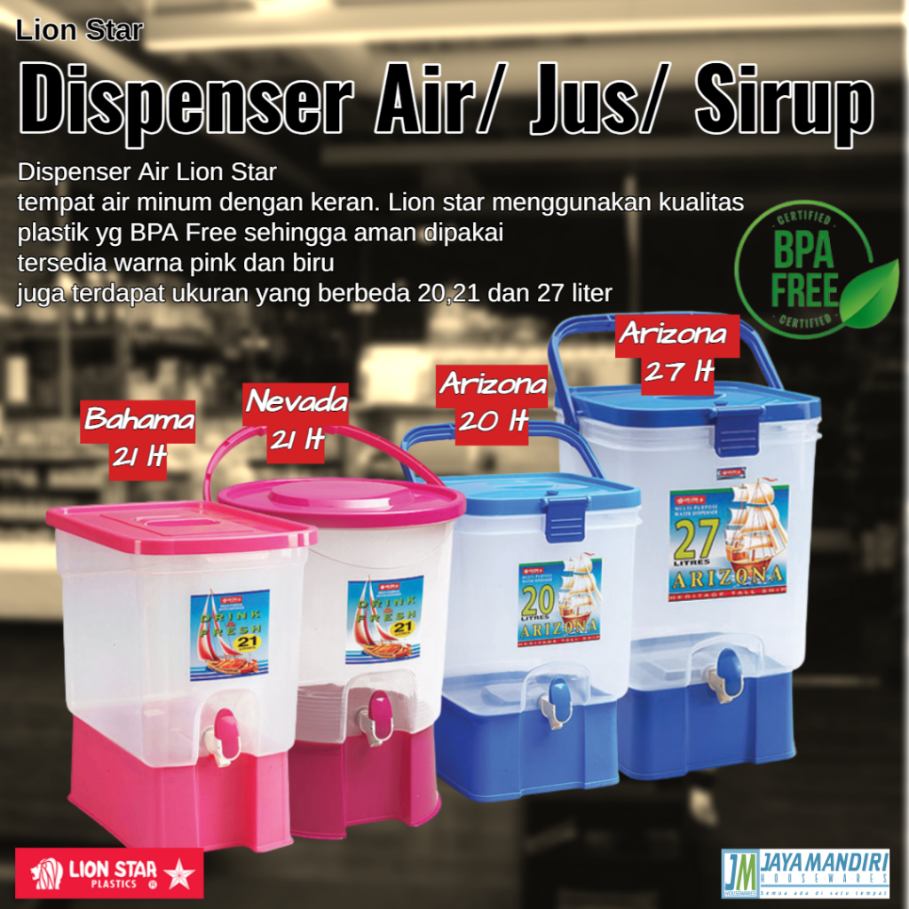 Jual Lion Star Dispenser Air Bulat NEVADA 21 liter | Shopee Indonesia