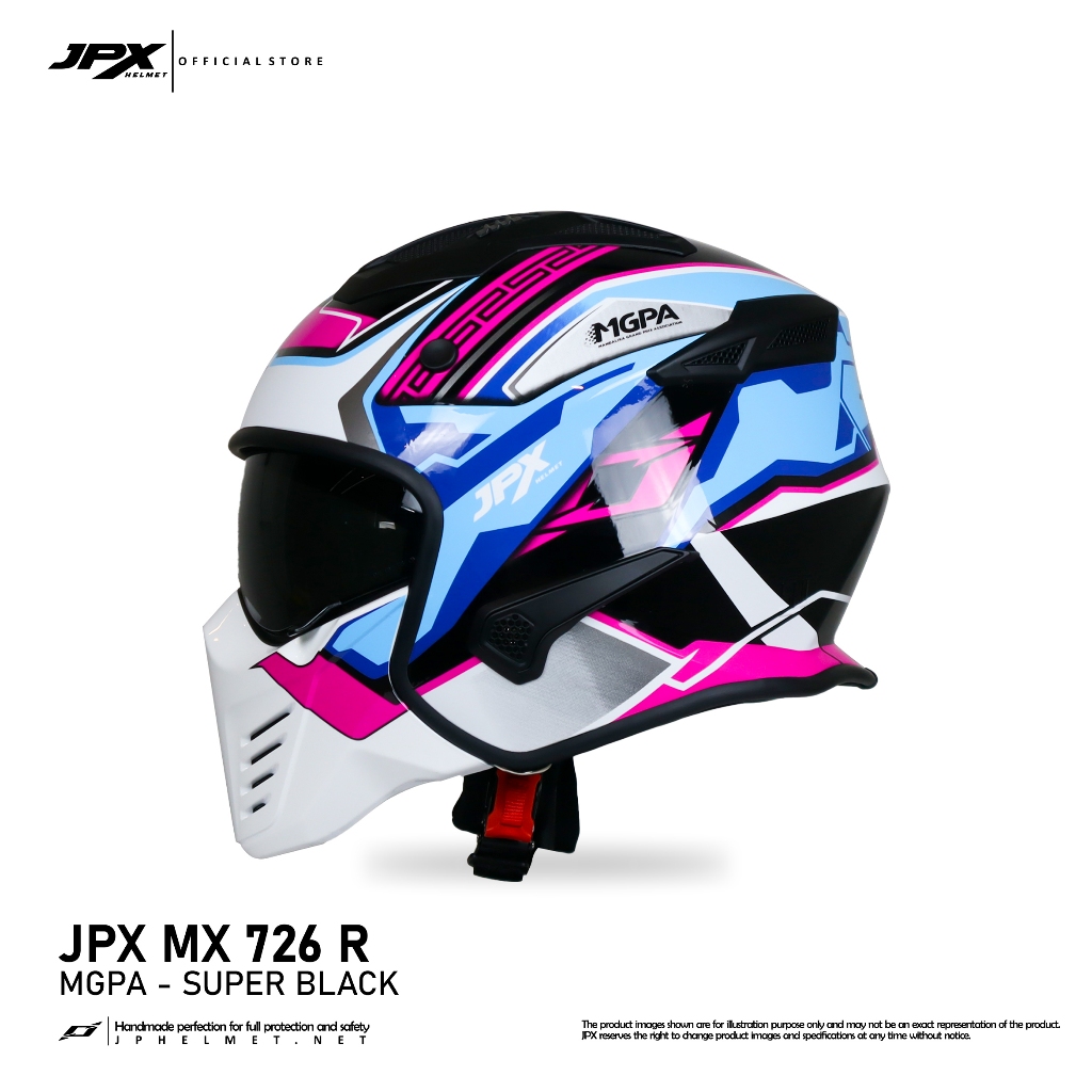 Jual Helm JPX Full Face MX-726R MGPA | Shopee Indonesia