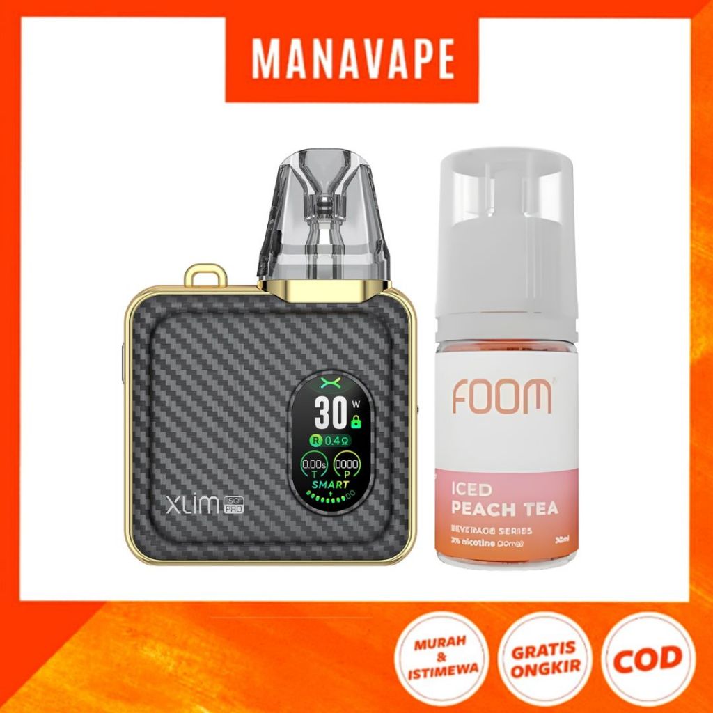 Jual Oxva Xlim SQ Pro 30W + Liquid Foom 30ml | Shopee Indonesia