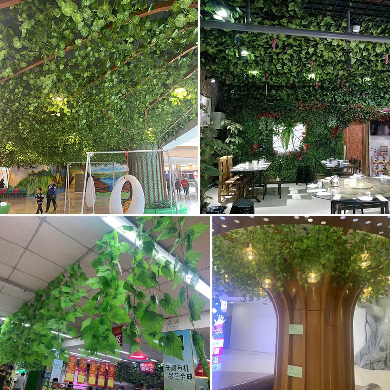 Jual 2.2M/Daun Rambat Sulur Artifisial/F32/Semangka daun/ Juntai ...